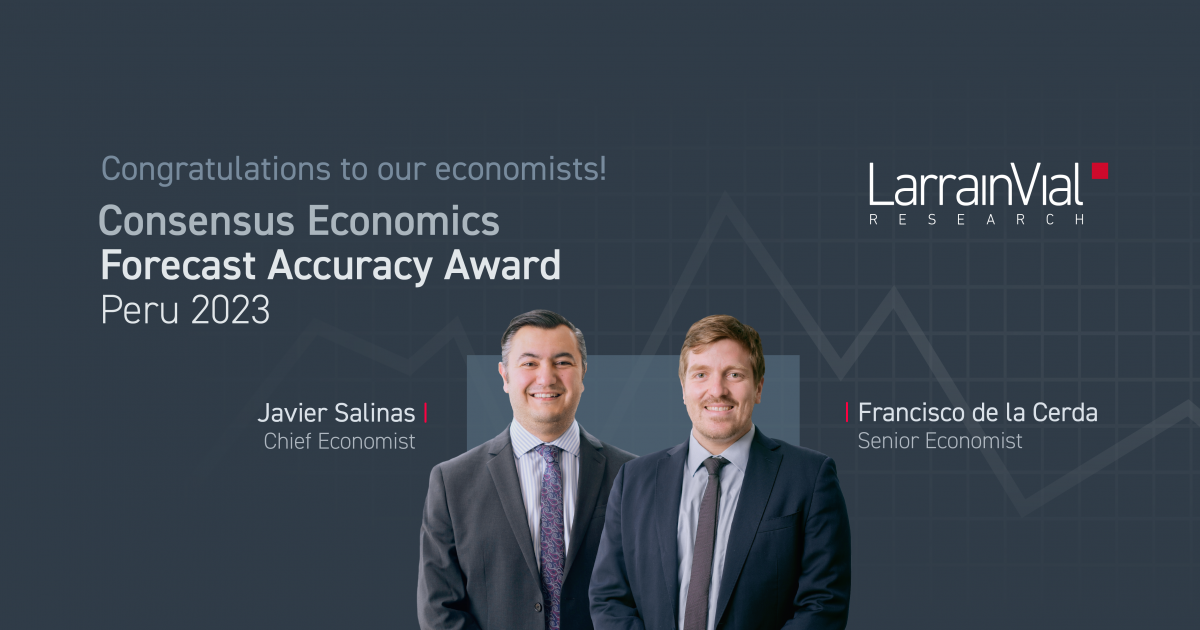 LarrainVial reconocido por Consensus Economics 2023